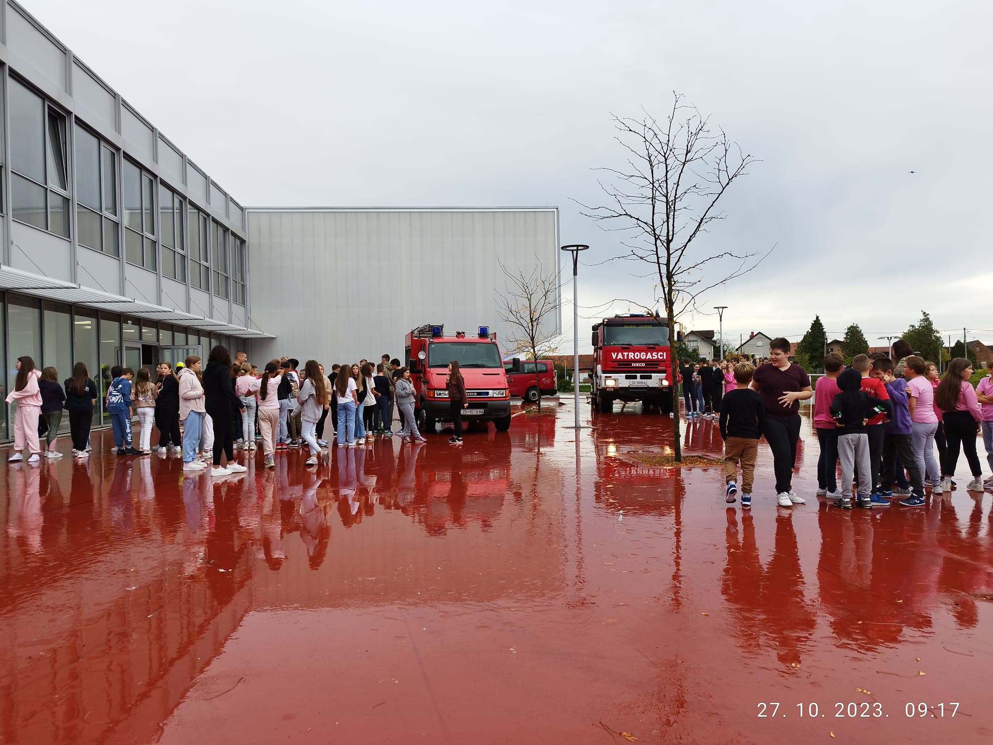 Vježba evakuacije – OŠ Ivanja Reka